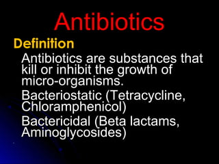 Awareness of antibiotics | PPT