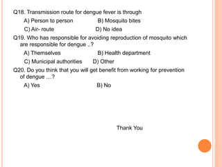 Awareness of dengue fever among Youth vivek.pptx