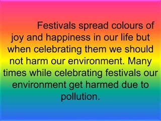 Awareness of festival PPT