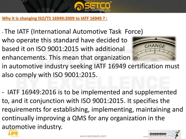 Awareness of iatf 16949 | PPTX