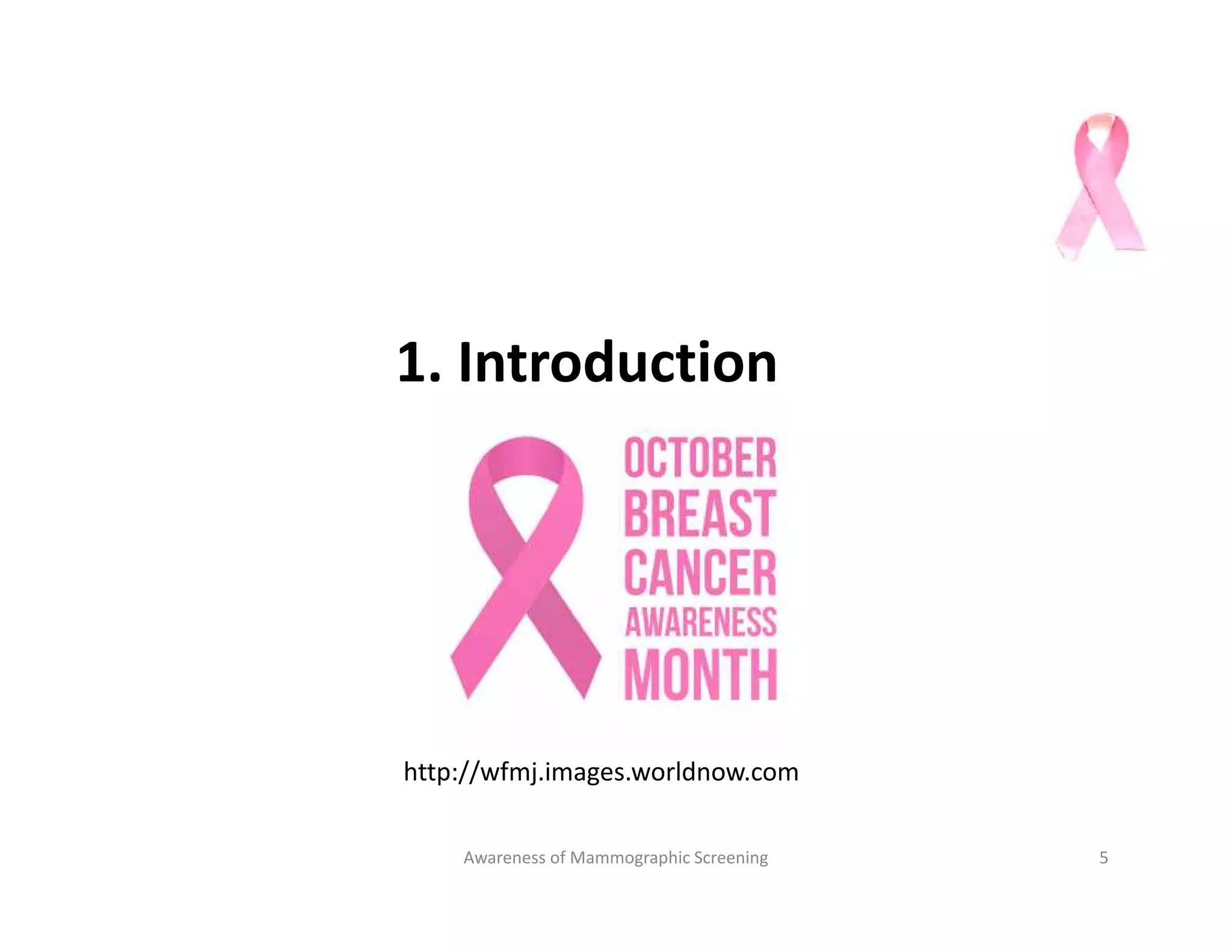 Awareness of mammographic screening | PDF | Cancer | Diseases and ...