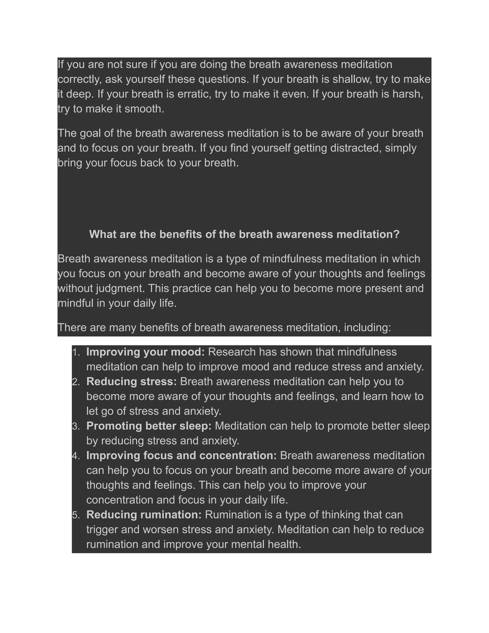 Awareness of the Breath Meditation.pdf