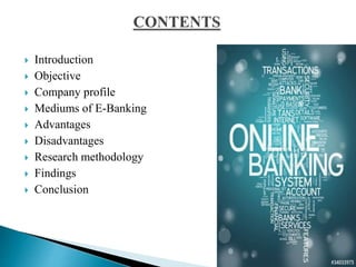 Awareness on e banking | PPTX