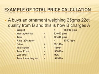 Awareness on gold jewellery | PPT