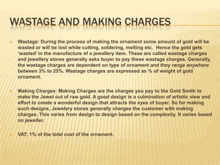 Awareness on gold jewellery | PPTX