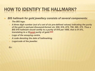 Awareness on gold jewellery | PPTX