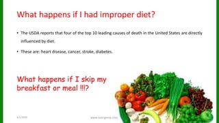Awareness on healthy eating | PPTX