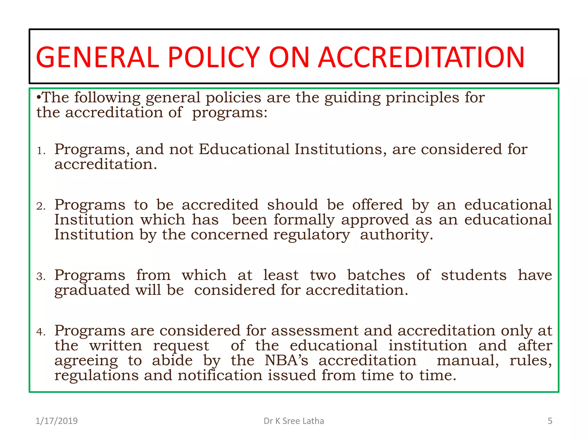 Awareness on outcome based education and accreditation process | PPTX