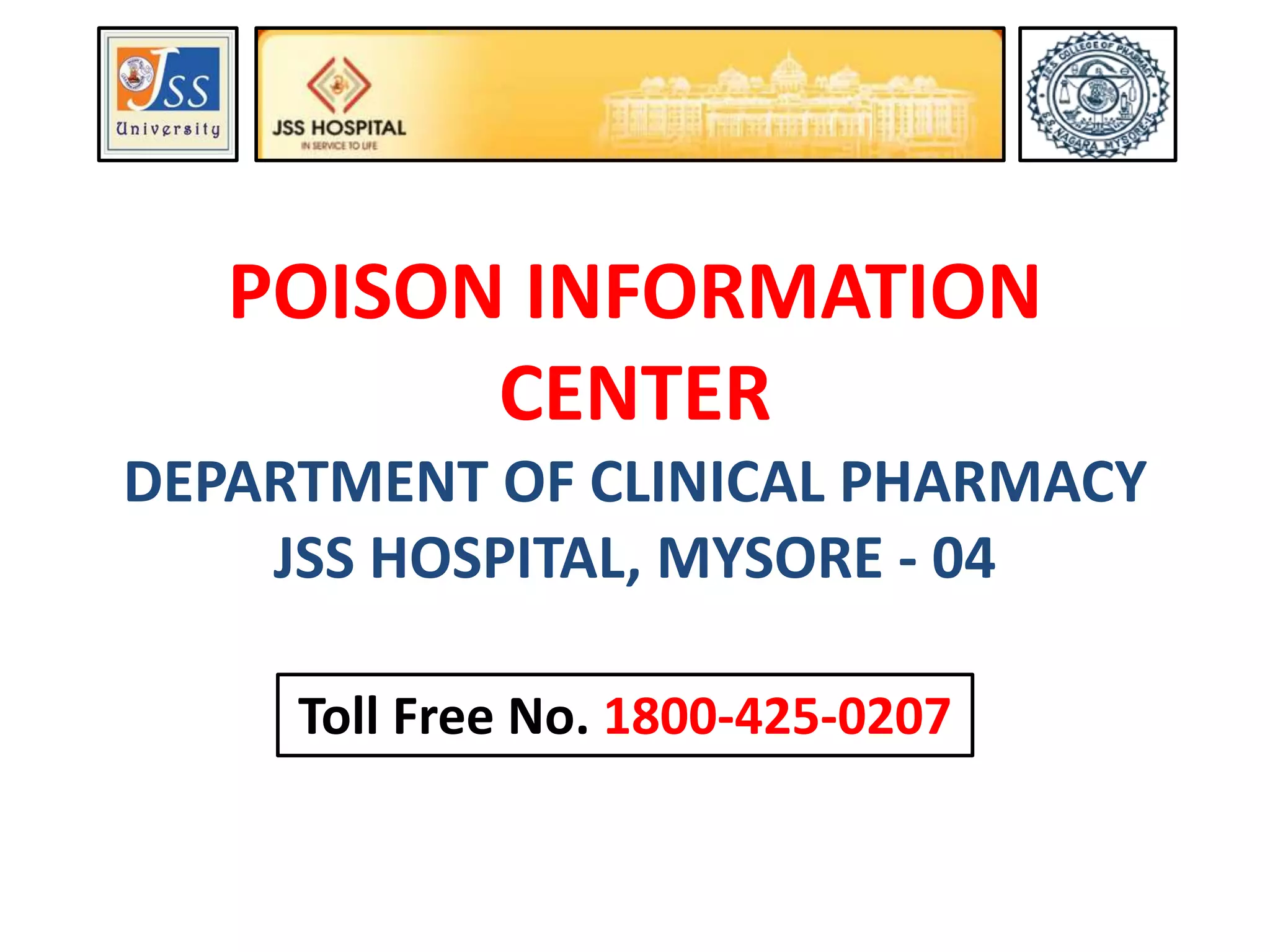 FIRST AID MEASURES IN POISONING | PPTX