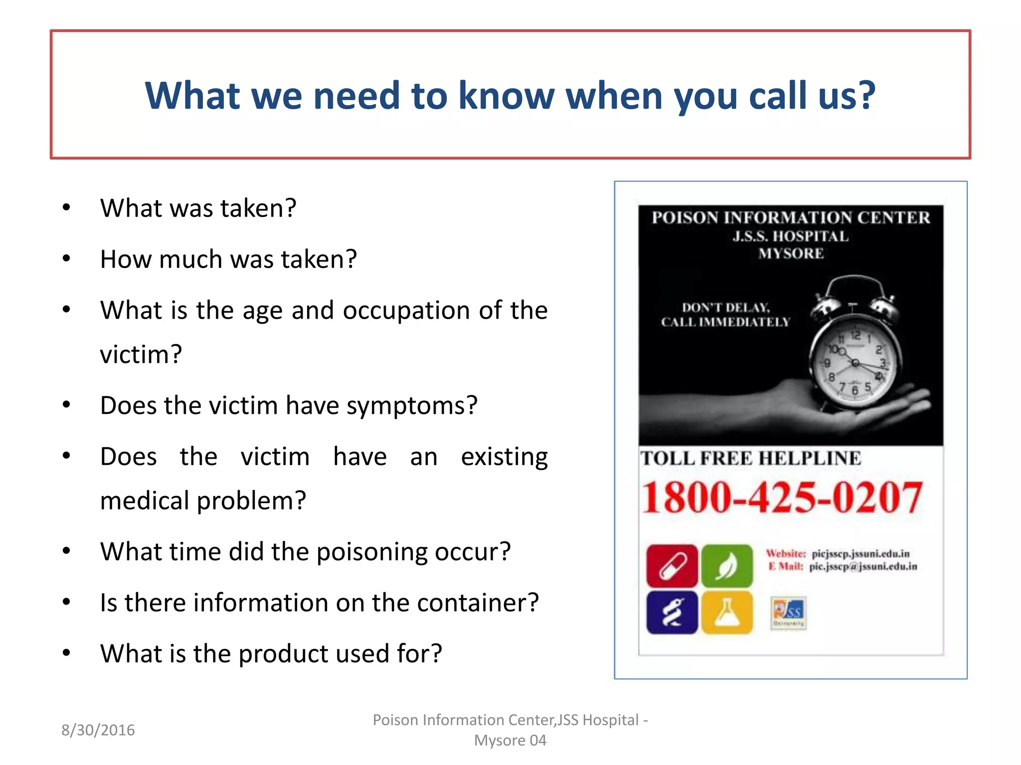 FIRST AID MEASURES IN POISONING | PPTX