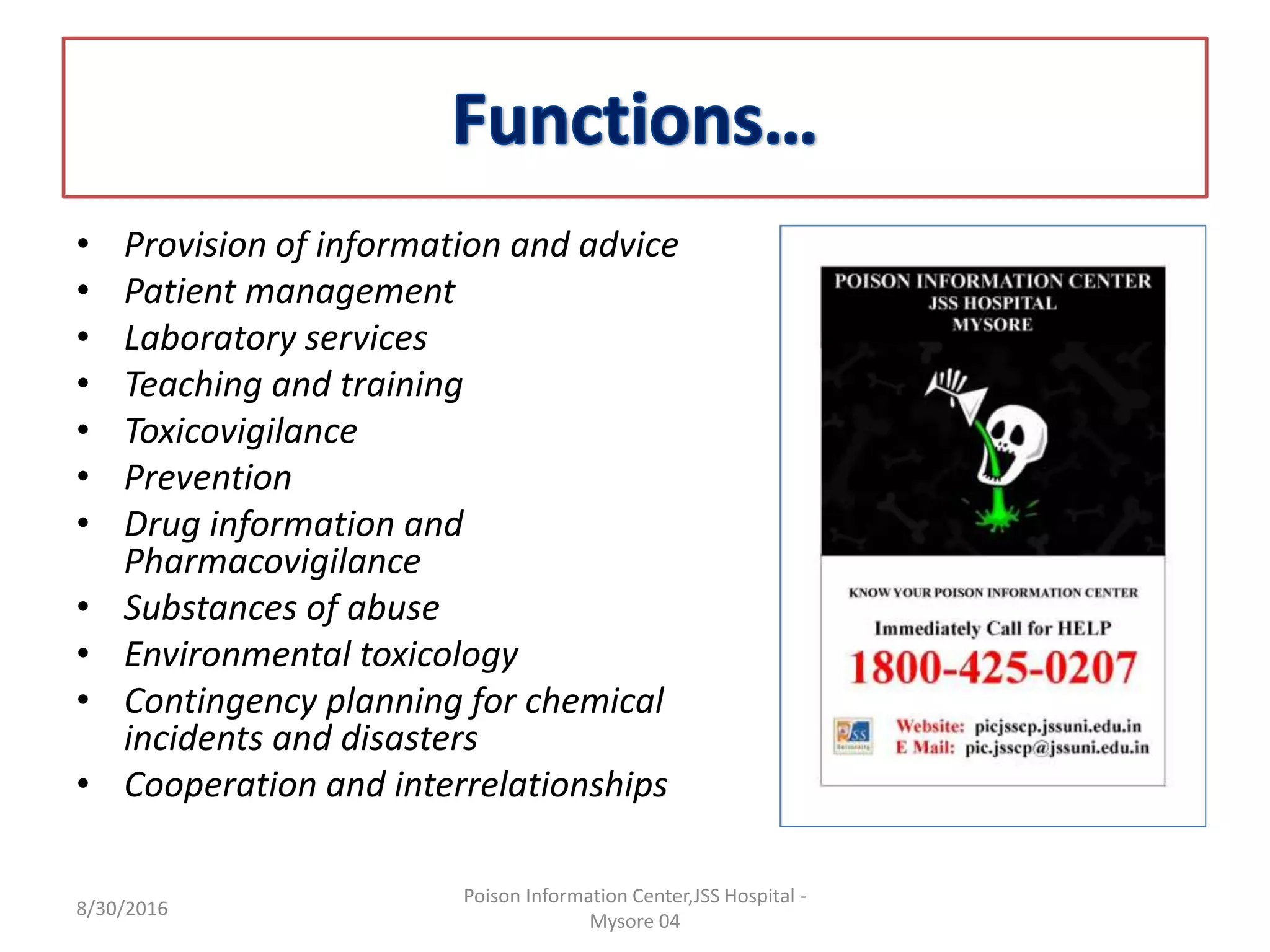 FIRST AID MEASURES IN POISONING | PPTX