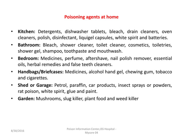 FIRST AID MEASURES IN POISONING | PPTX