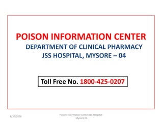 FIRST AID MEASURES IN POISONING | PPTX