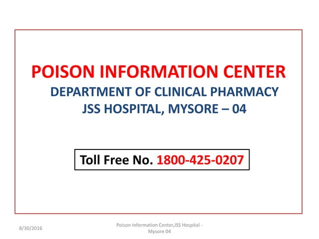 FIRST AID MEASURES IN POISONING | PPTX