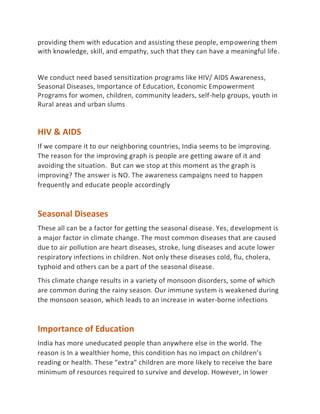 Awareness Program in Kurnool | DOCX | Infectious Diseases | Diseases ...