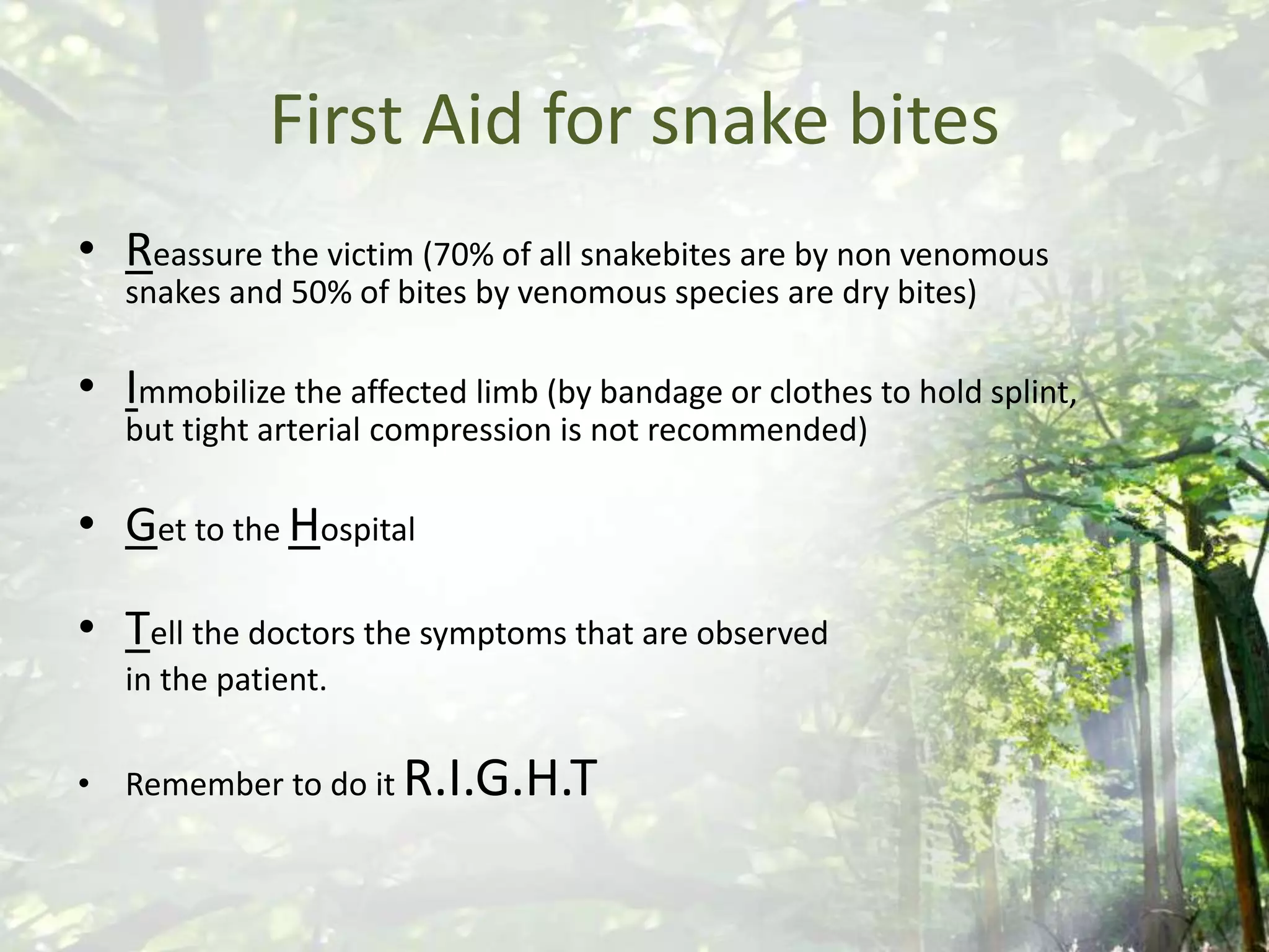 Awareness programme on snakes of India | PPTX