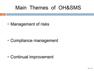 Awareness session on EMS & OHSAS | PPTX