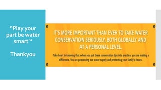 water conservation | PPTX