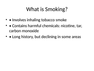 anti smoking school children awareness education | PPTX