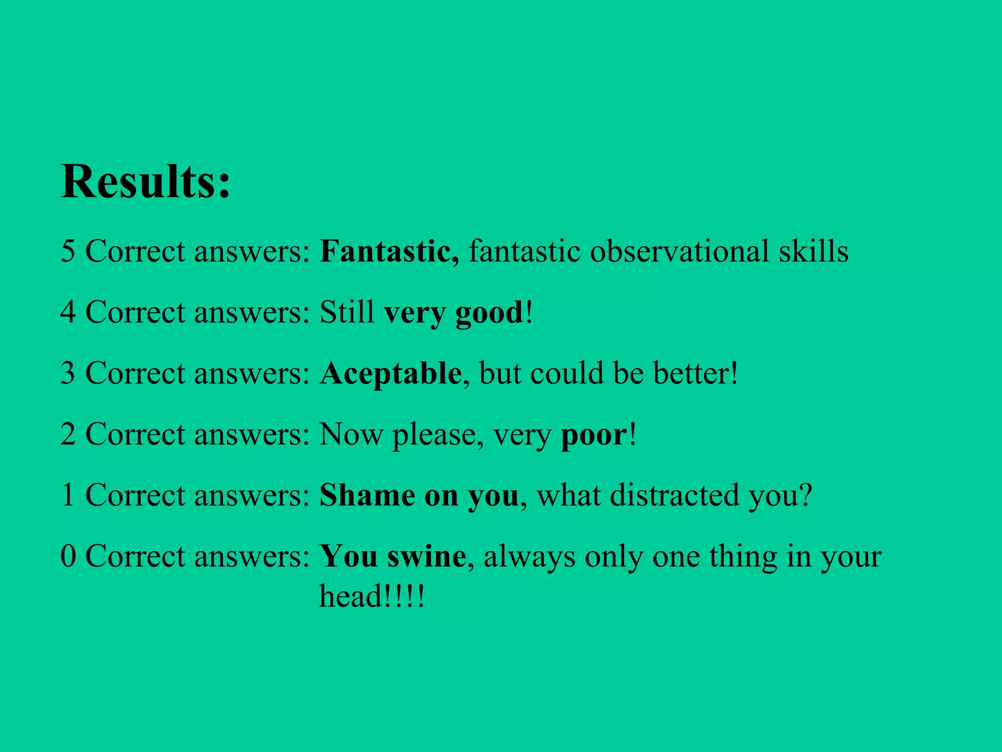 awareness test | PPS