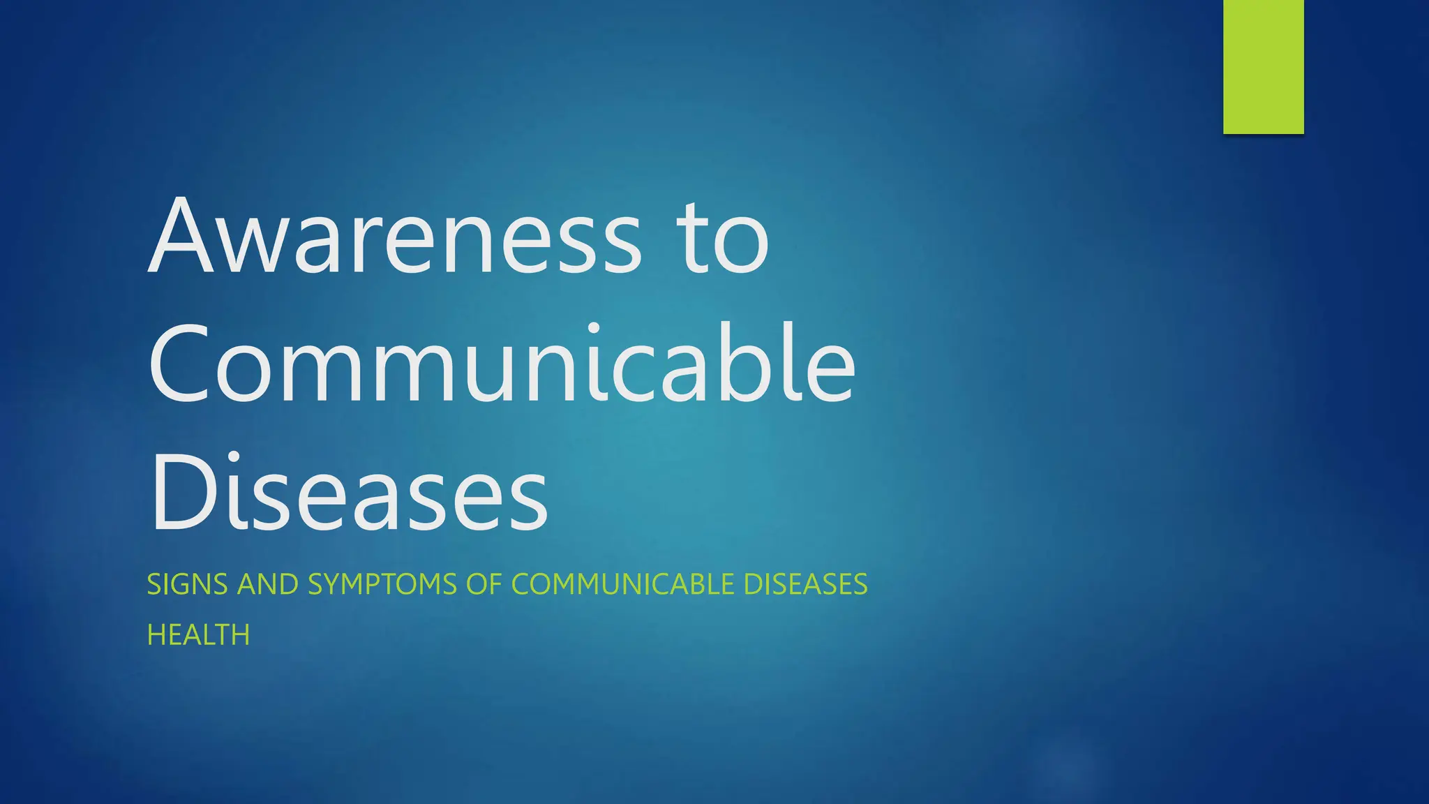 GRADE 8-MAPEH 3RD QUARTER: Awareness to Communicable Diseases.pptx