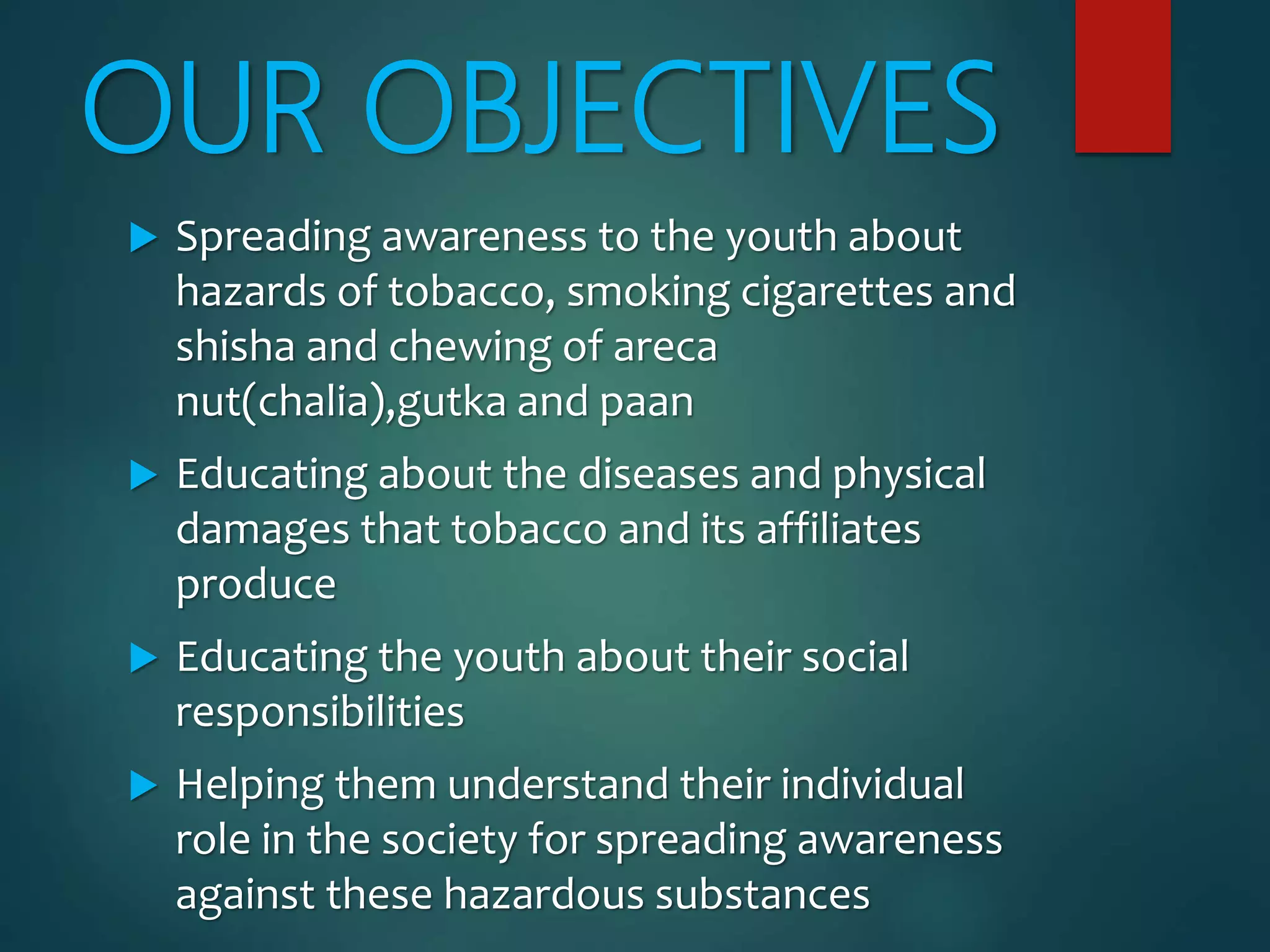 Awareness to smoking | PPTX