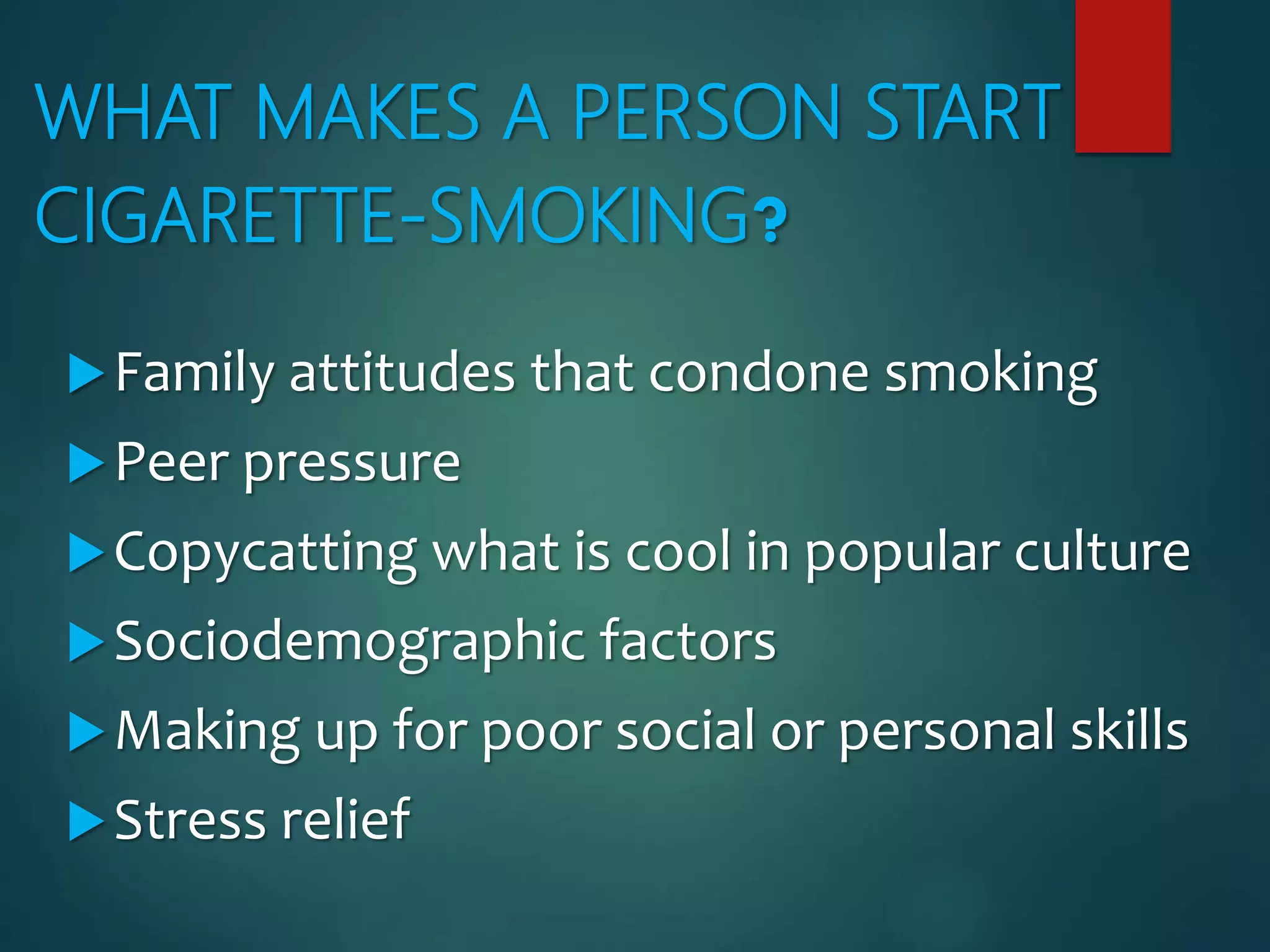 Awareness to smoking | PPTX