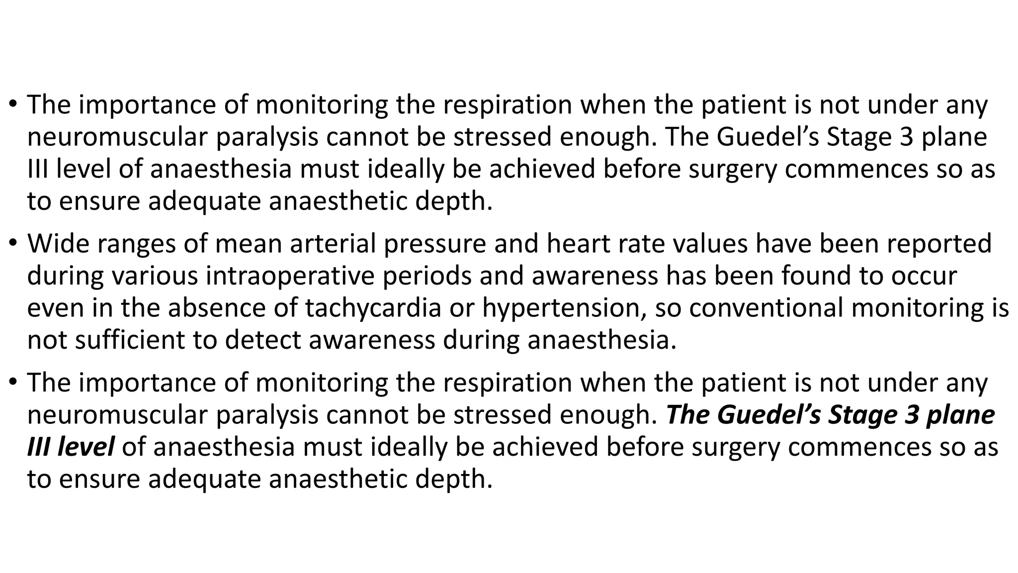 Awareness under anaesthesia | PPTX