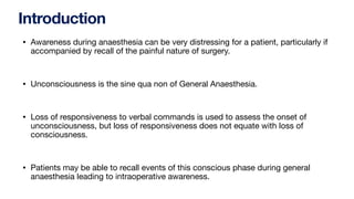 Awareness Under Anaesthesia- Dr. Sonalika .pdf