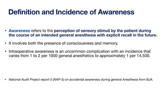 Awareness Under Anaesthesia- Dr. Sonalika .pdf | Free Download
