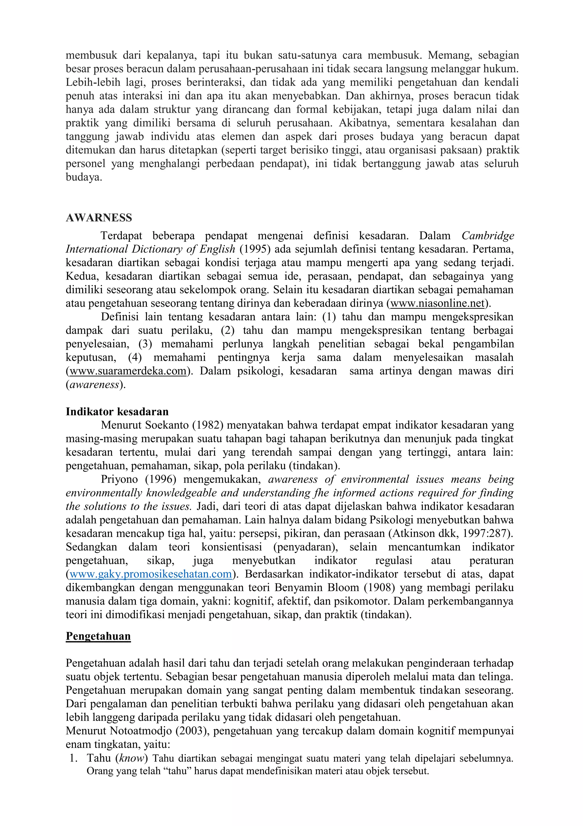 Awarness organization, health organization, toxic Culture | PDF