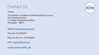 ACPDC Gujarat Awarness Program_2024-25 | PPTX