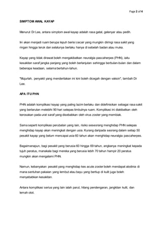 Awasi beban penyakit kayap | DOCX