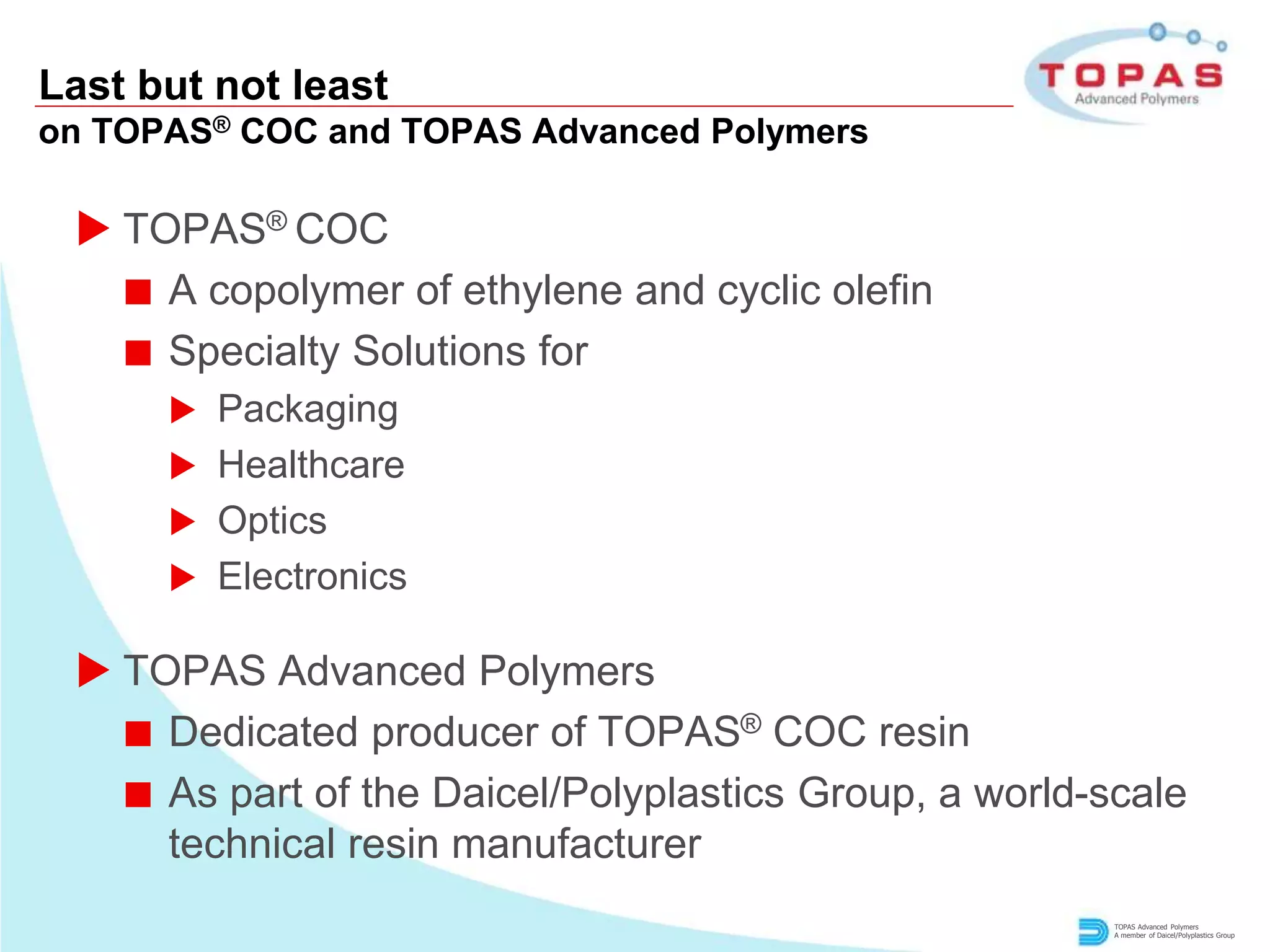 Shrink Labels and Films with TOPAS | PDF