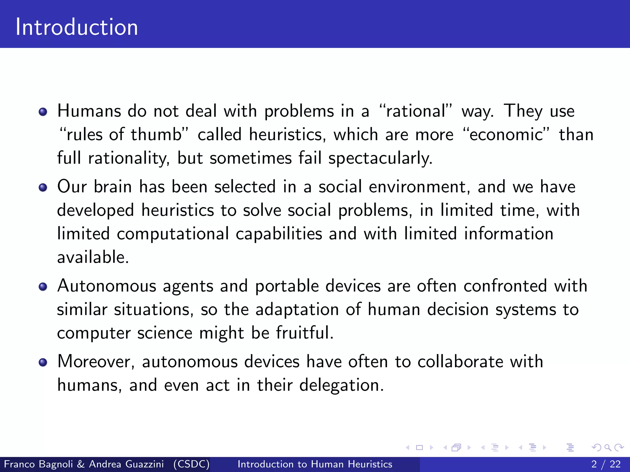 Introduction to Human Heuristics | PDF