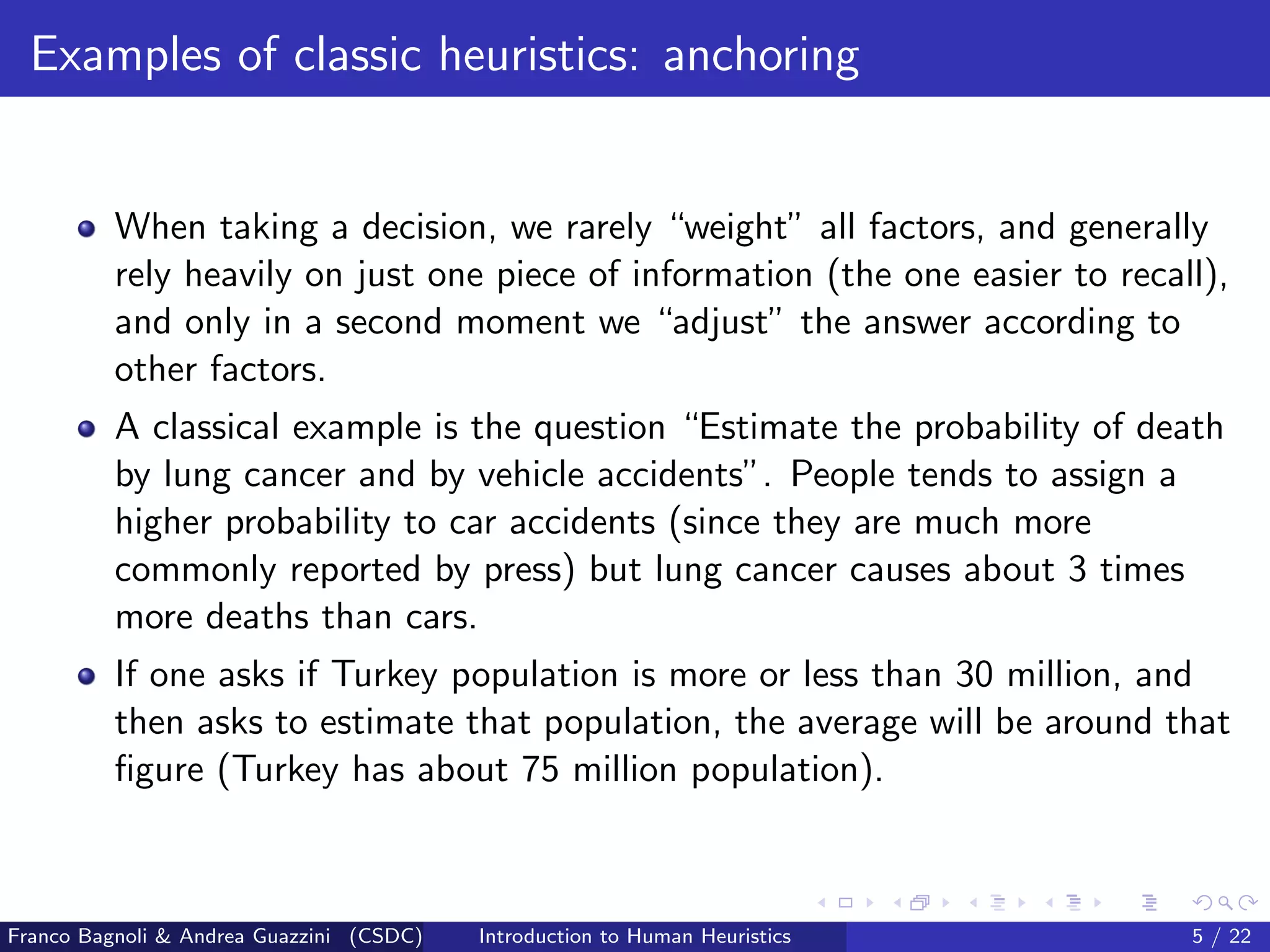 Introduction to Human Heuristics | PDF