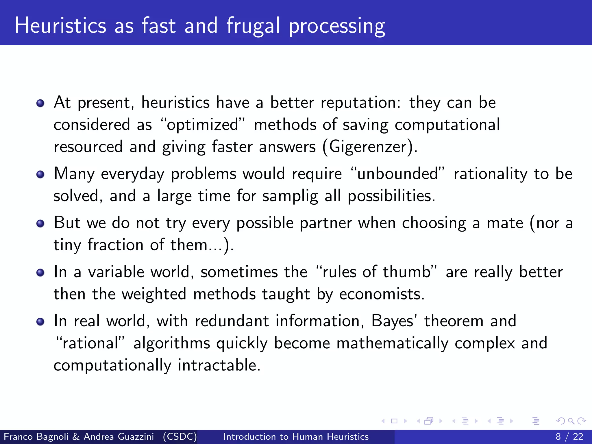 Introduction to Human Heuristics | PDF