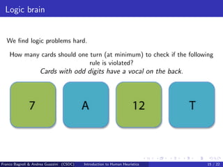 Introduction to Human Heuristics | PDF