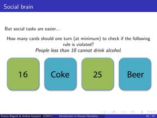 Introduction to Human Heuristics | PDF