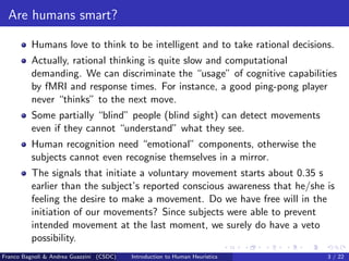 Introduction to Human Heuristics | PDF