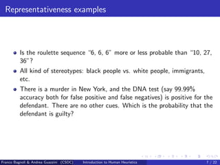 Introduction to Human Heuristics | PDF