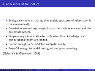 Introduction to Human Heuristics | PDF