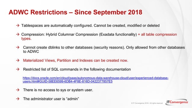 Oracle Autonomous Data Warehouse Cloud and Data Visualization | PPT