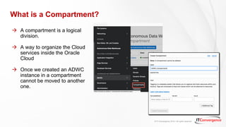 Oracle Autonomous Data Warehouse Cloud and Data Visualization | PPT