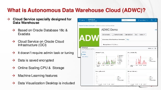 Oracle Autonomous Data Warehouse Cloud And Data Visualization
