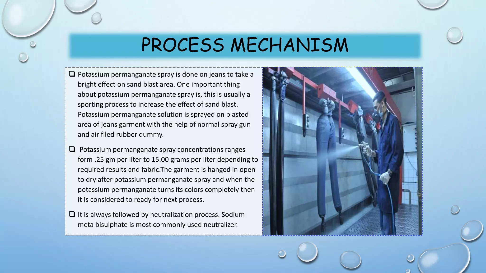 DENIM DRY WASHING PROCESS | PPTX