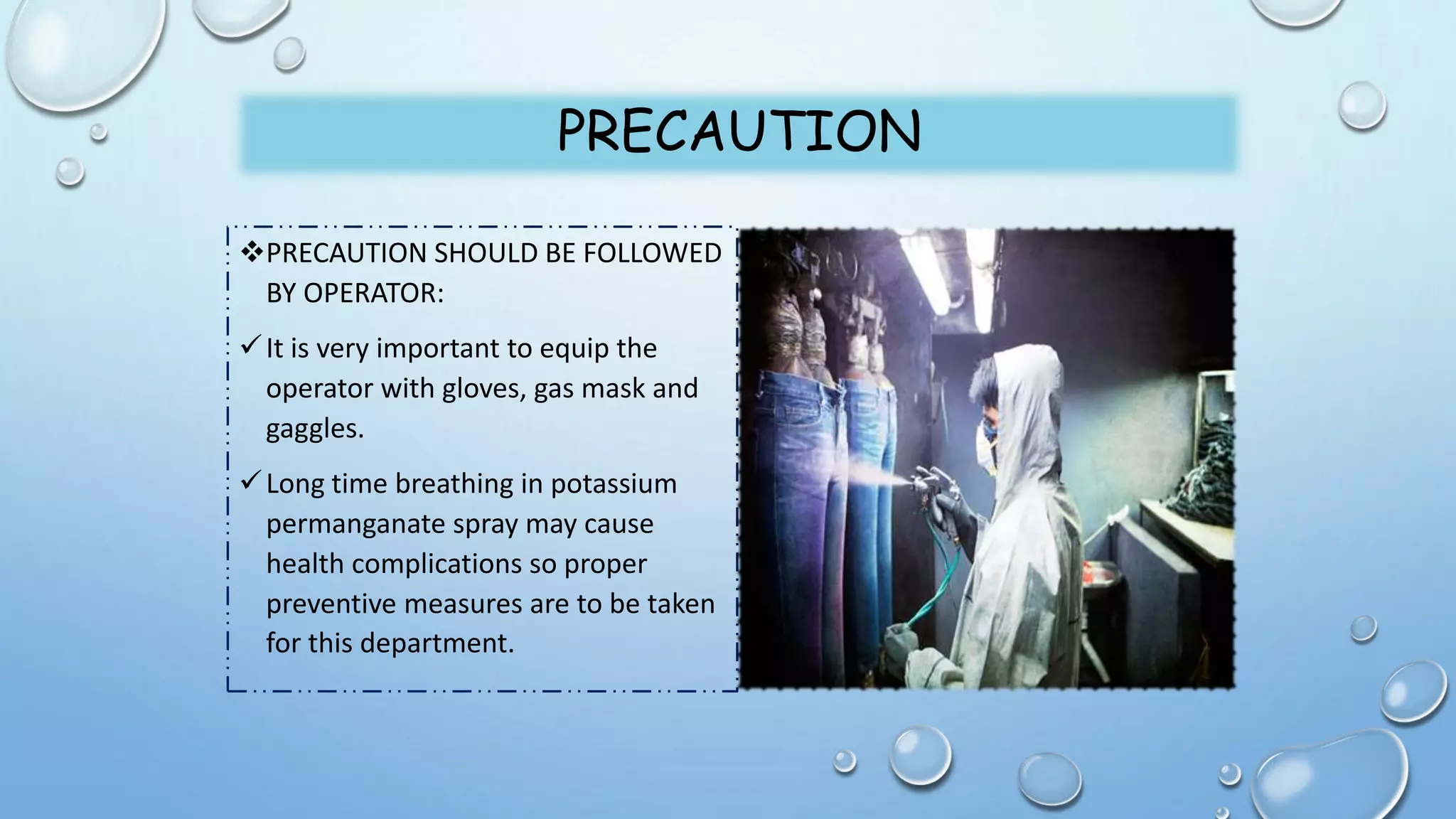 DENIM DRY WASHING PROCESS | PPTX | Needlework | Arts and Crafts