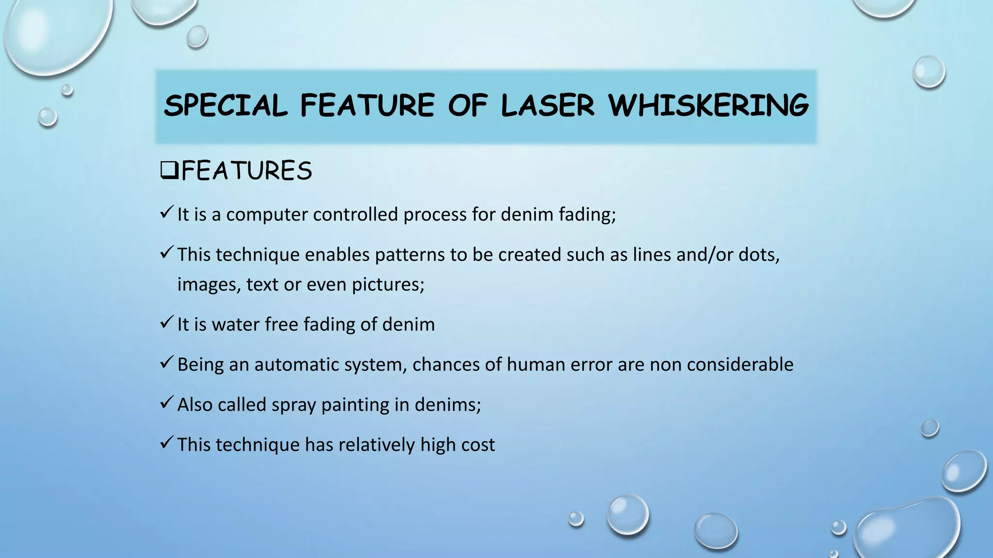 DENIM DRY WASHING PROCESS | PPTX | Needlework | Arts and Crafts