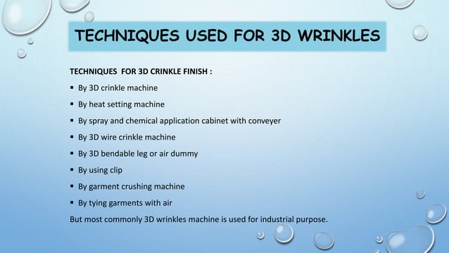 DENIM DRY WASHING PROCESS | PPTX | Needlework | Arts and Crafts