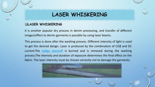 DENIM DRY WASHING PROCESS | PPTX | Needlework | Arts and Crafts